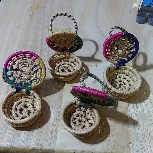 Other | Mini Mexican Handmade Baskets | Poshmark